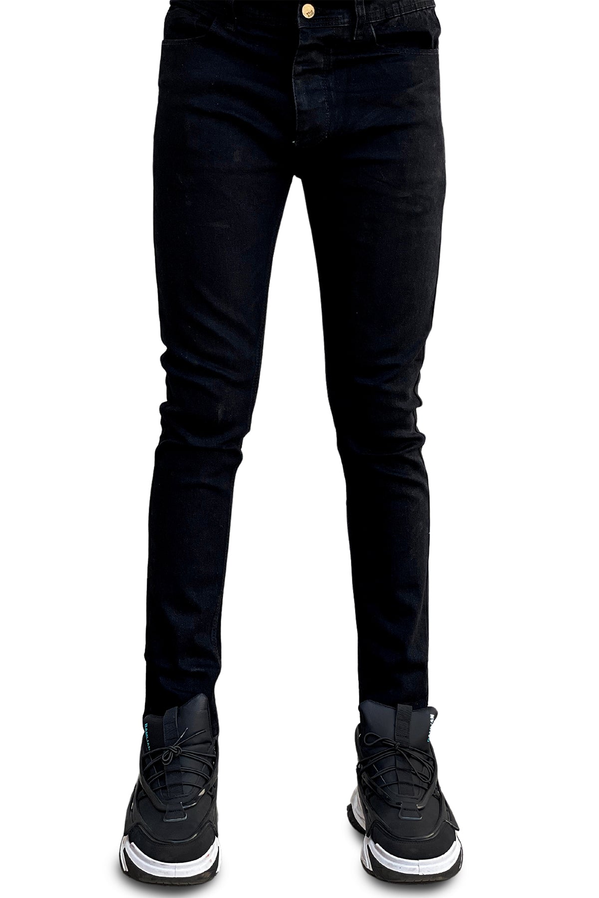 Plain black cotton pent – Fashion Clubz